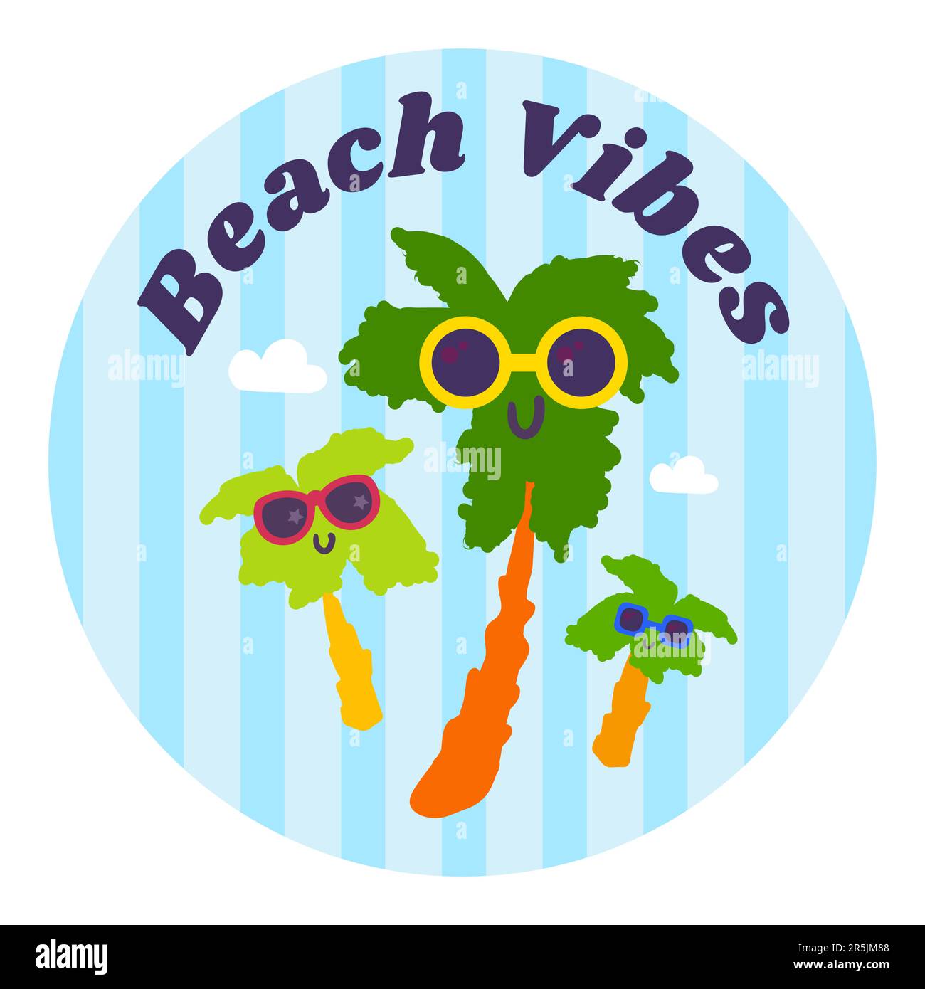 Round trees Stock Vector Images - Alamy