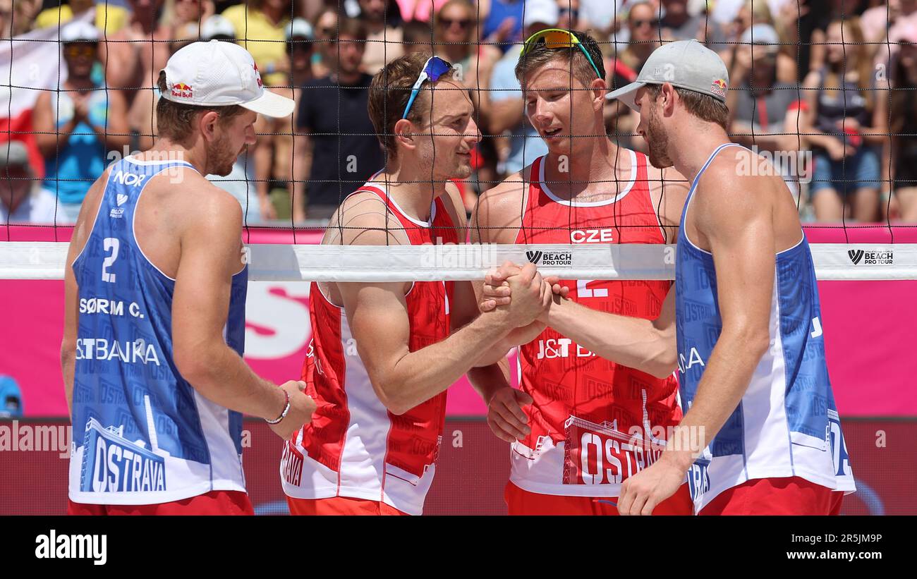Ostrava, Czech Republic. 04th June, 2023. L-R Christian Sandlie Sorum ...