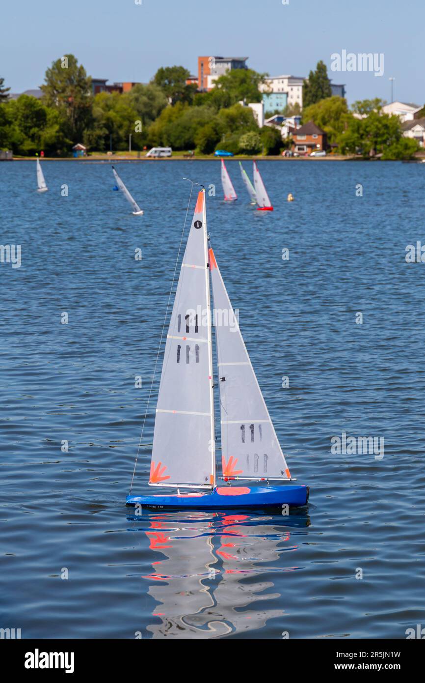Poole, Dorset UK. 4th June 2023. UK weather: Radio controlled boat ...