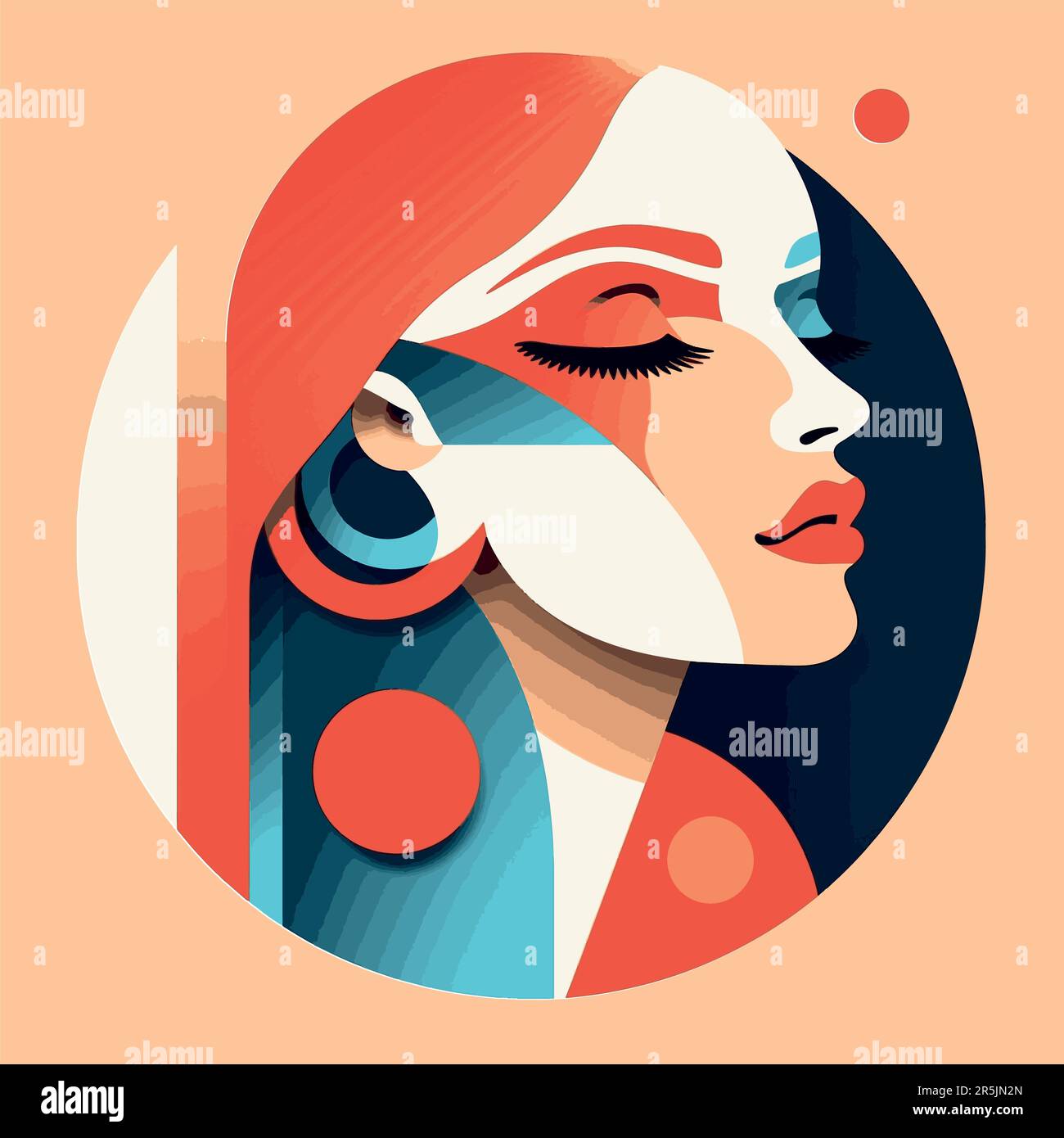 Short hair girl in glasses Stock Vector Images - Alamy