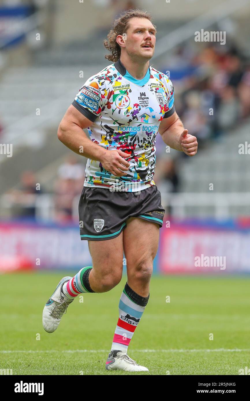 Rob Mulhern #10 of Leigh Leopards during the Magic Weekend match ...
