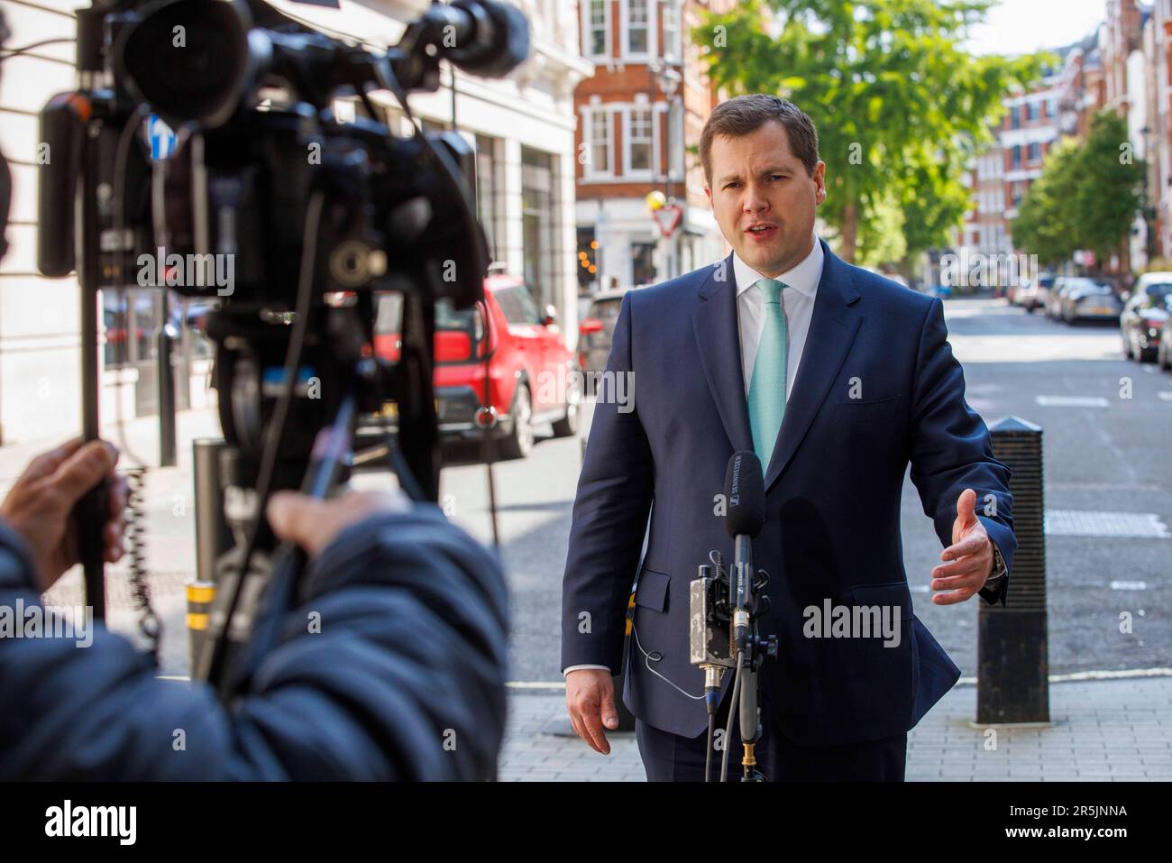 London, UK. 4th June, 2023. Robert Jenrick, Minister for Immigration ...