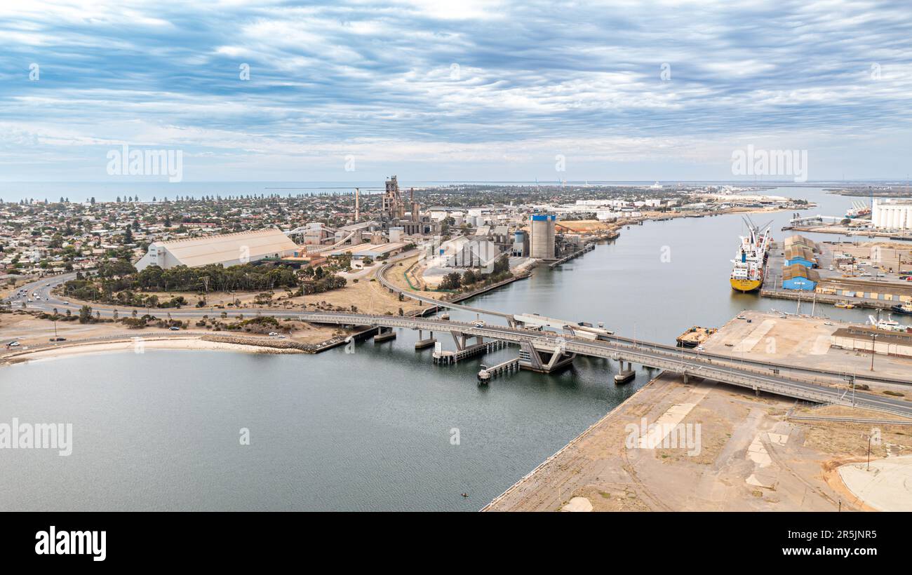 Drone view residential industrial areas hi-res stock photography and ...