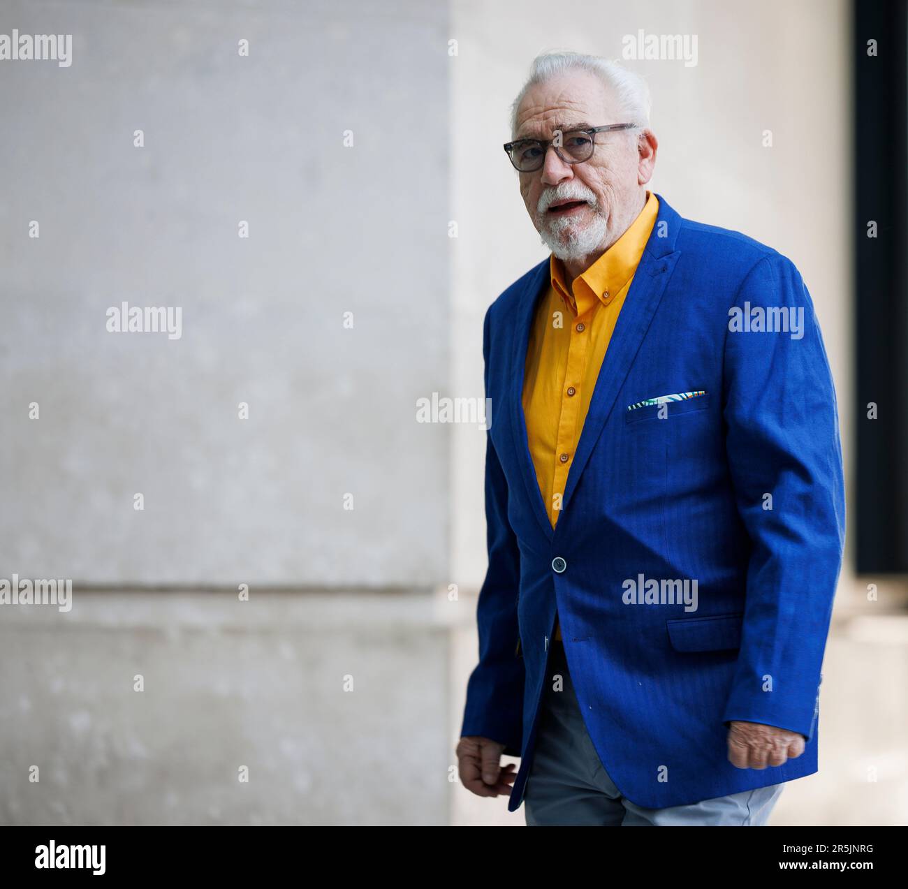Succession actor Brian Cox at BBC Broadcasting House as a guest for ...