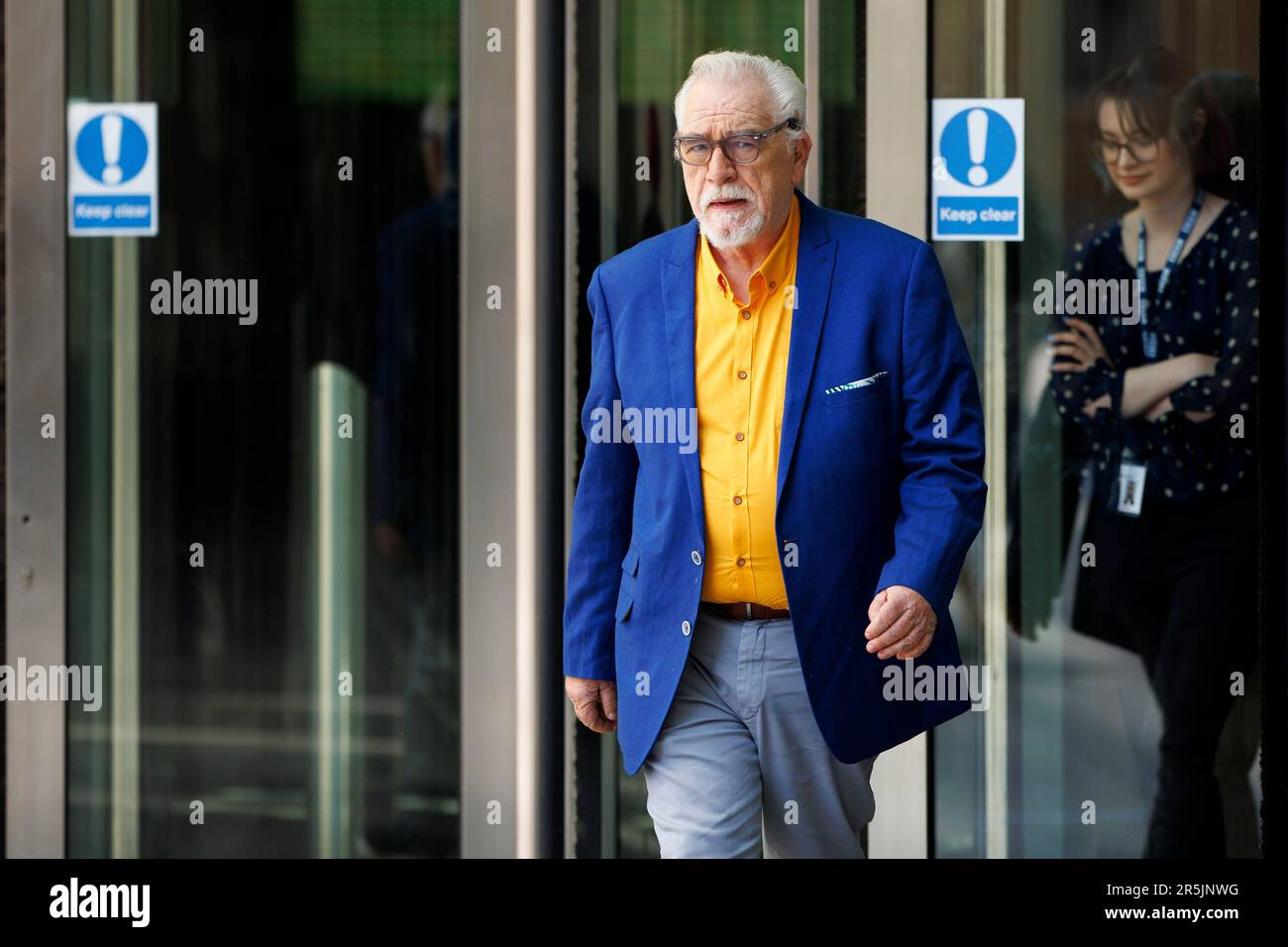 Succession actor Brian Cox at BBC Broadcasting House as a guest for ...