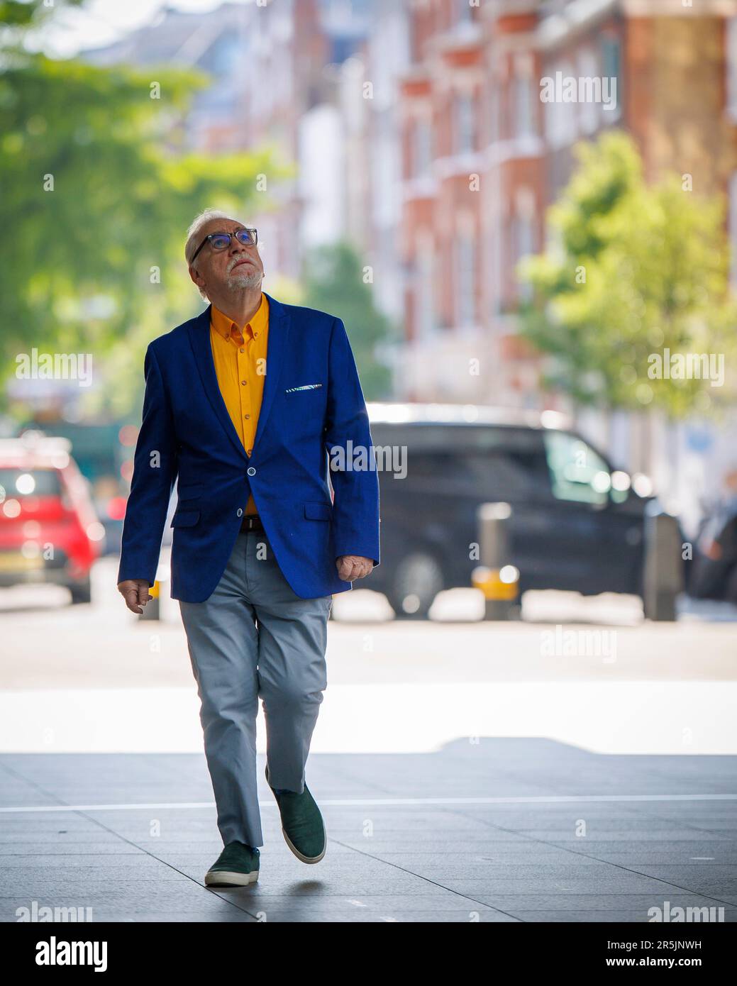 Succession actor Brian Cox at BBC Broadcasting House as a guest for ...