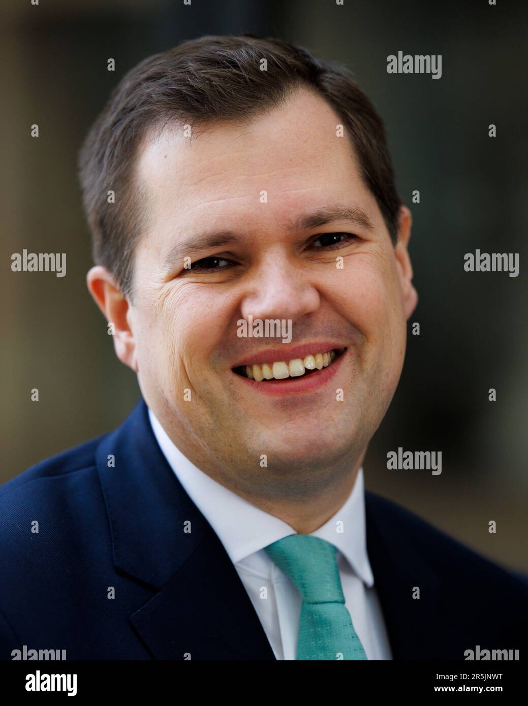 Robert Jenrick, Minister for Immigration, at BBC Broadcasting House as ...
