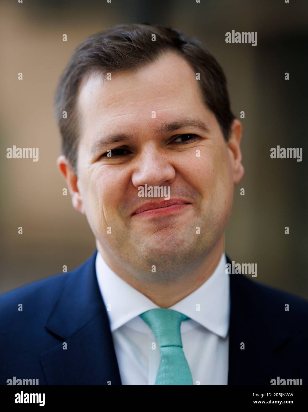 Robert Jenrick, Minister for Immigration, at BBC Broadcasting House as ...