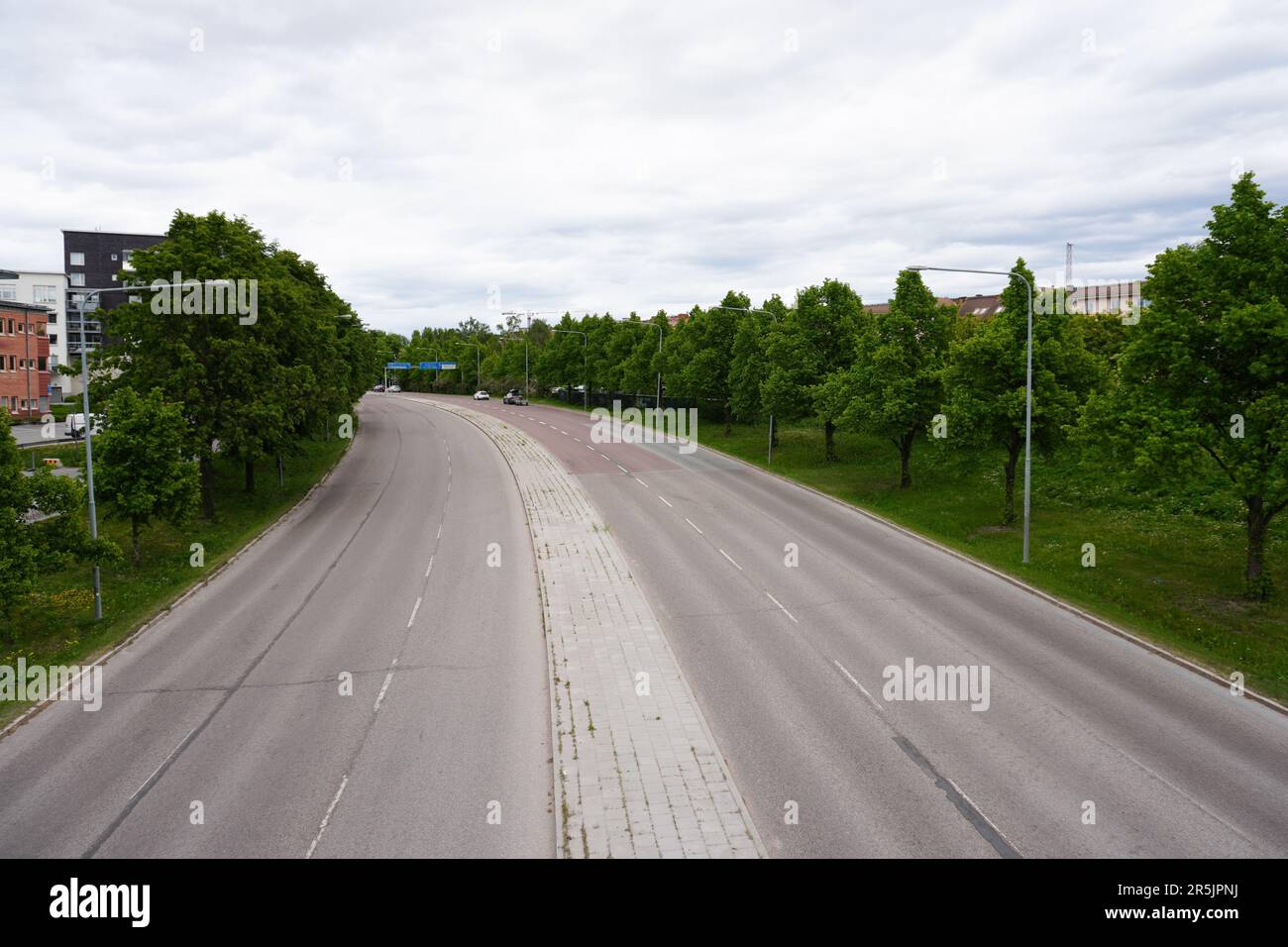 Asphalt transportation system with perspective view hi-res stock ...