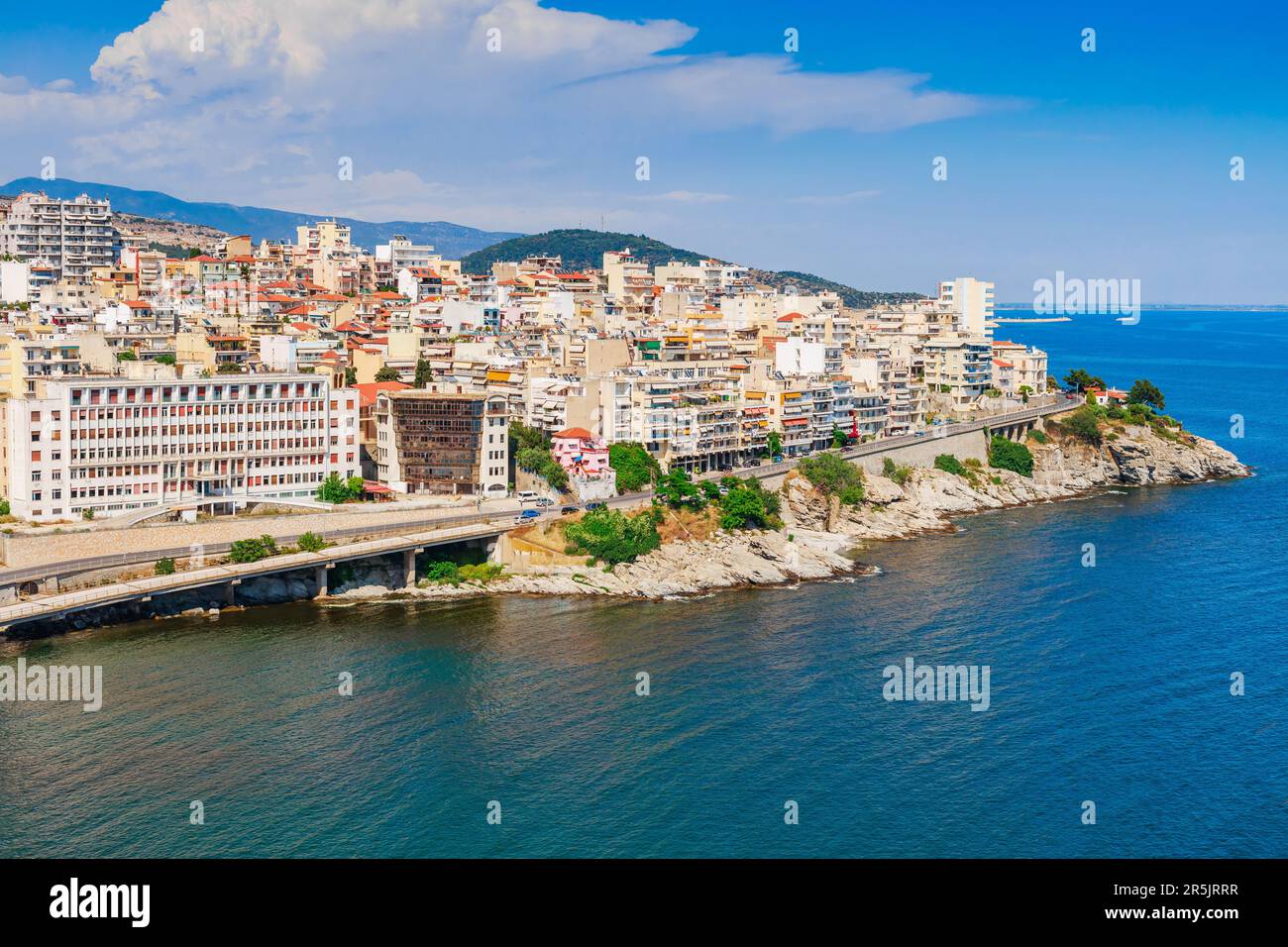 Panoramic view kavala city hi-res stock photography and images - Alamy