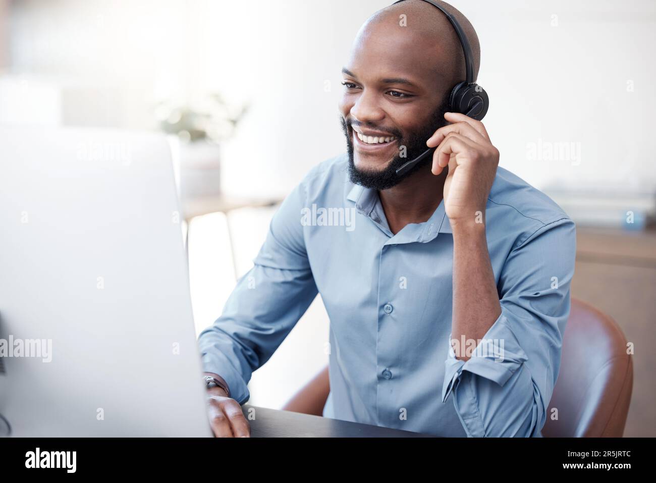Happy Computer Customer