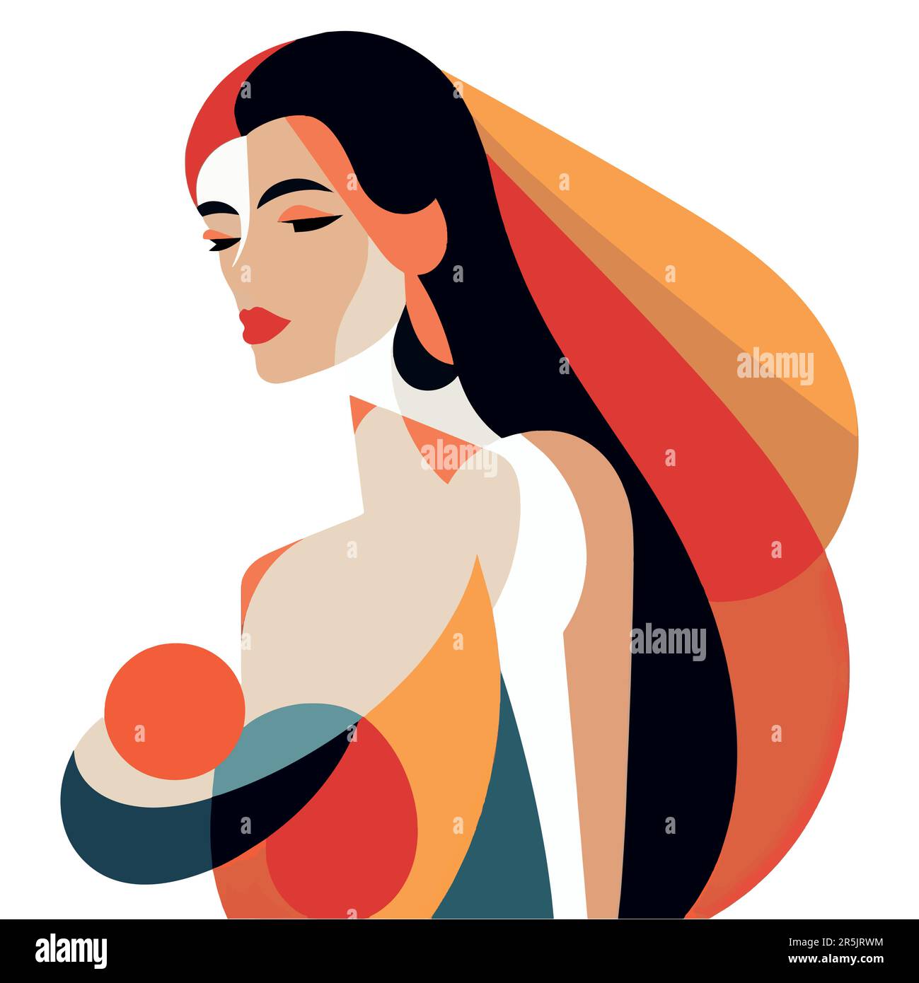 Geometric minimal drawing hi-res stock photography and images - Alamy