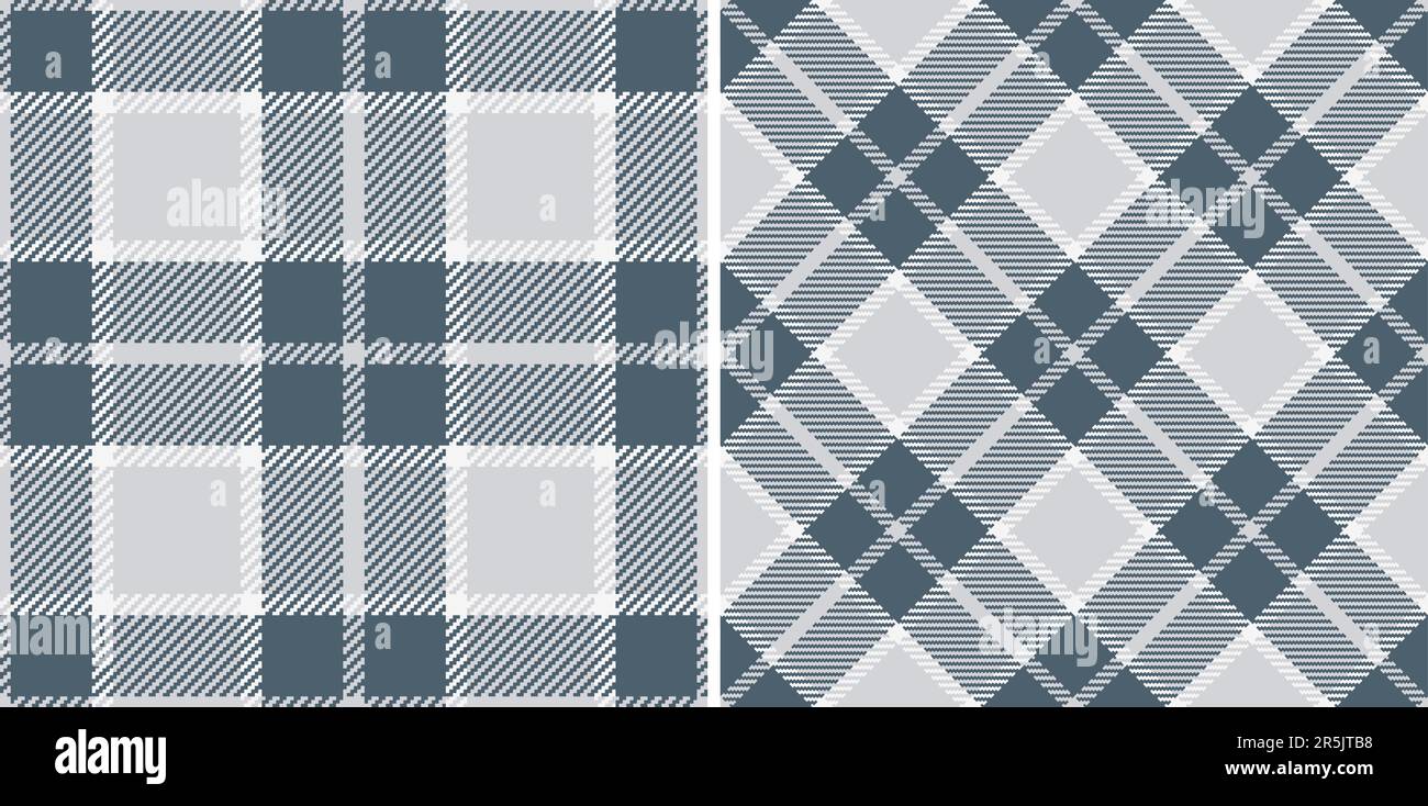 Fabric texture check of textile background pattern with a vector ...