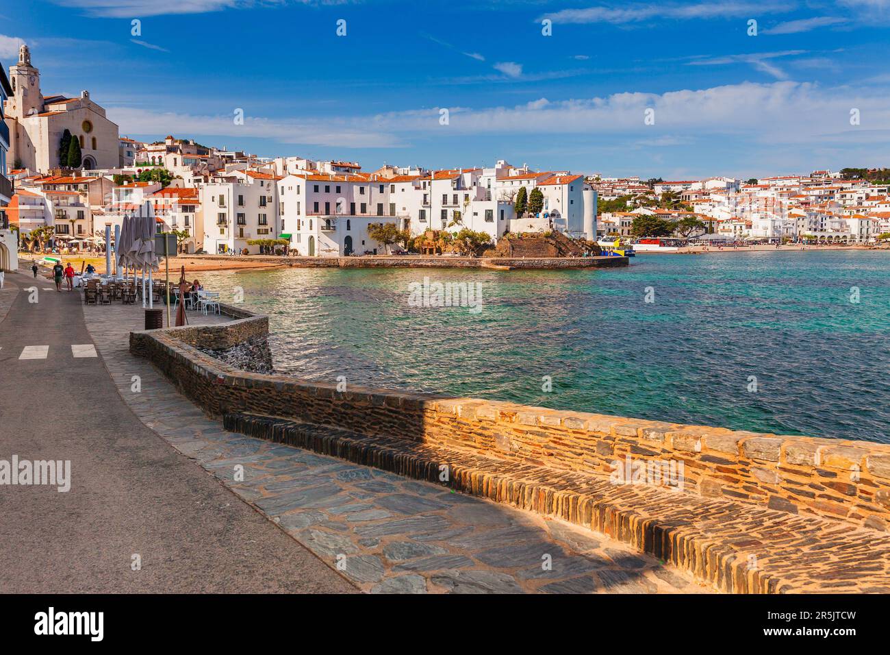 Cadaques old town, Costa Brava, Catalonia, Spain near of Barcelona ...