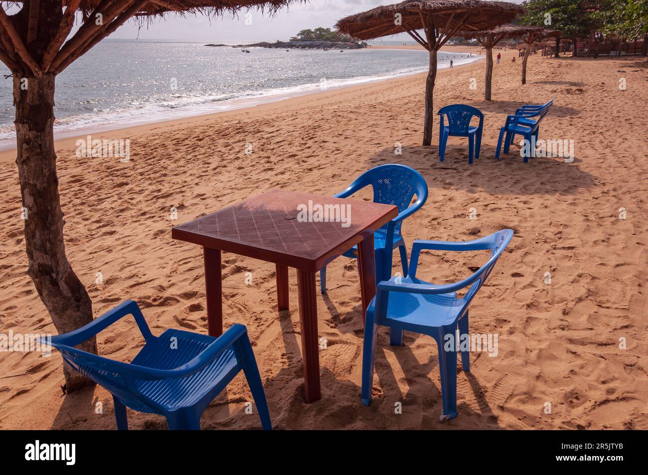 Freetown, Sierra Leone - April the 22nd 2011: Freetown beach 2011 Stock ...