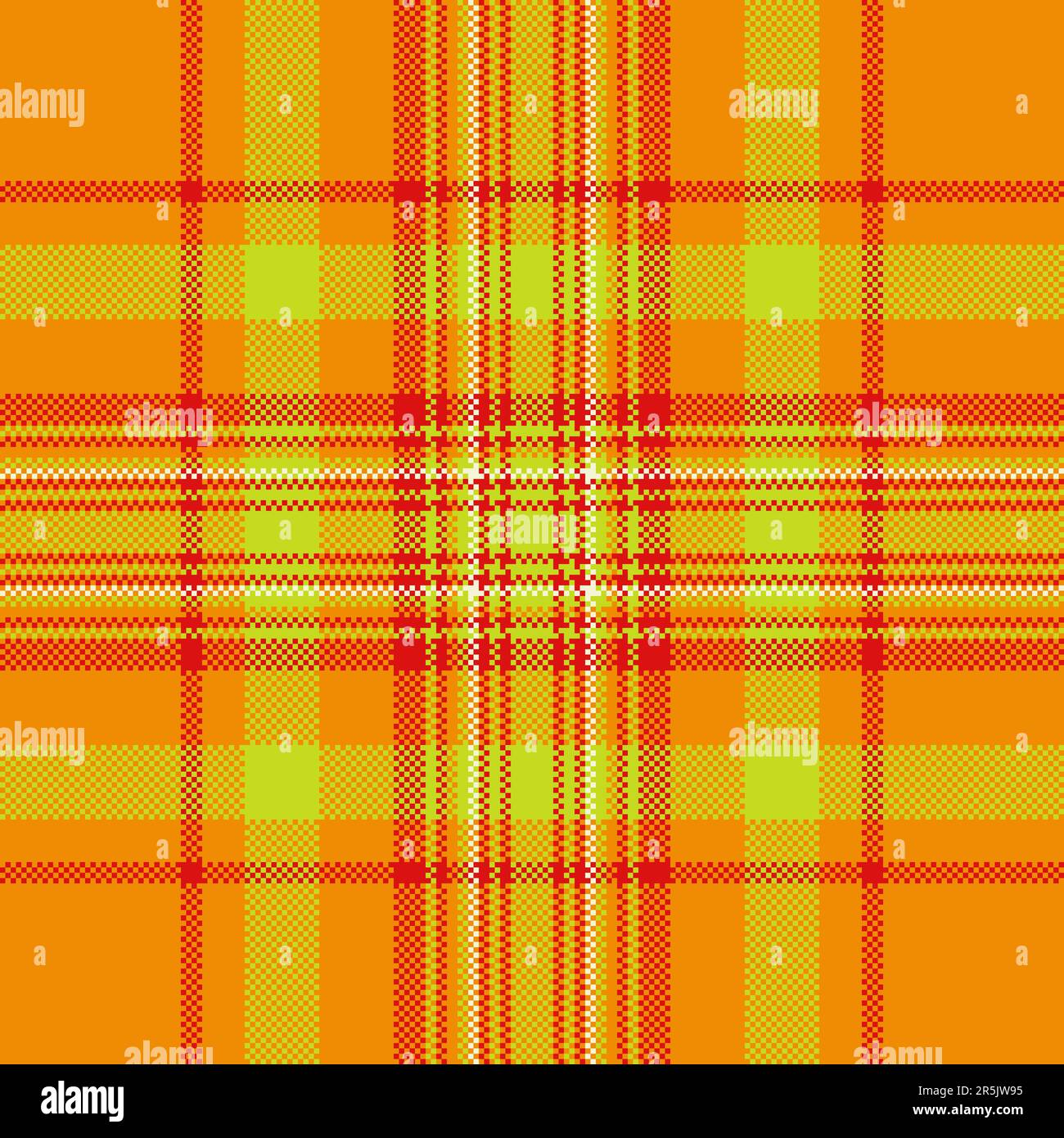 Vector pattern texture of fabric background textile with a check tartan ...