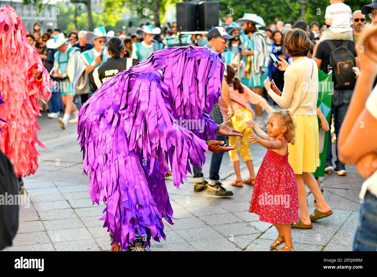 Paris, France. 04th June, 2023. Yetis Pop by Gregg Brehin, from the ...