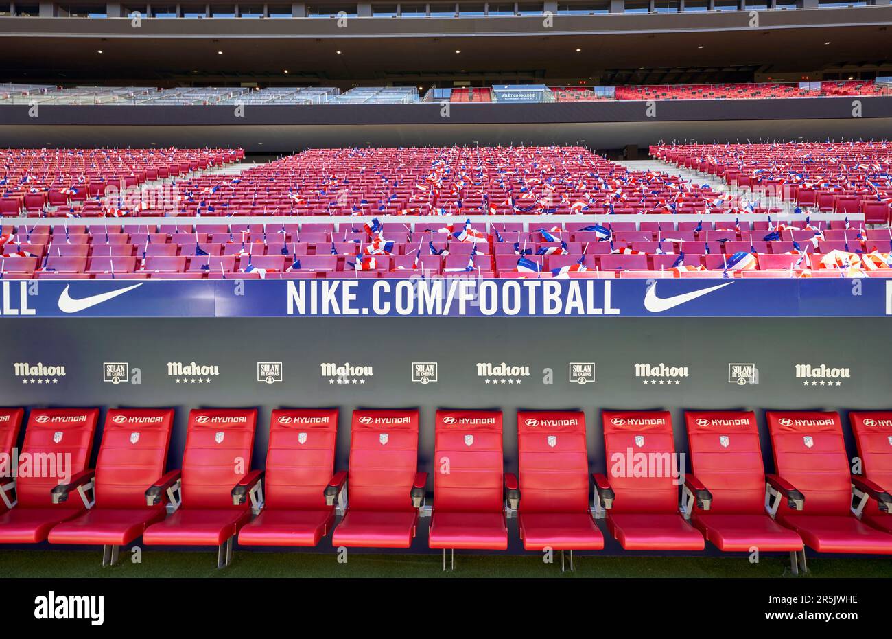 At the staff bench at Civitas Metropolitano arena - the official ...