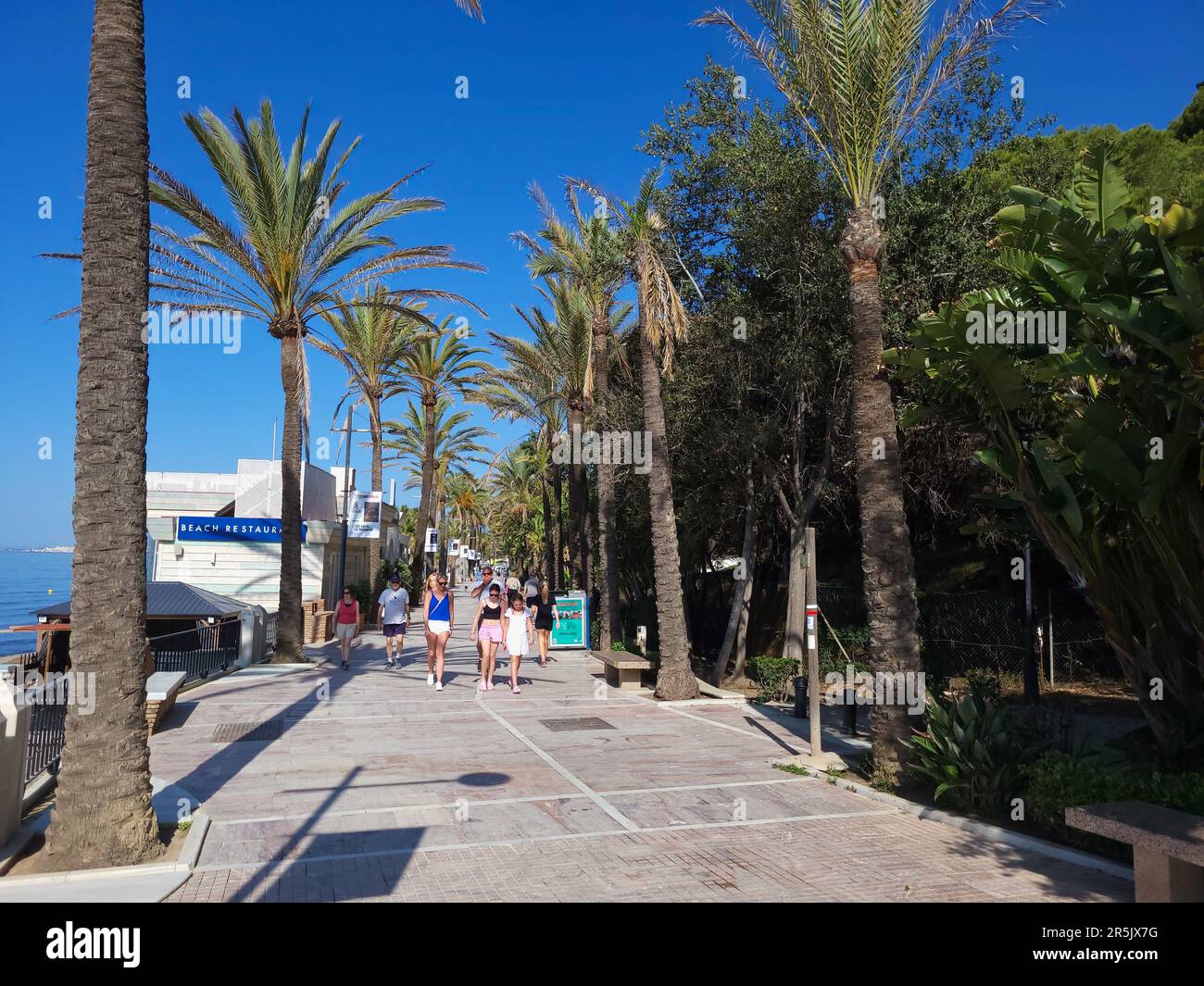 Marbella promenade hi-res stock photography and images - Alamy