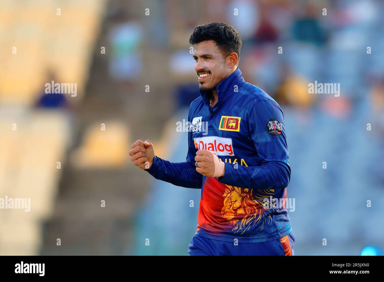 Maheesh theekshana cricket player hi-res stock photography and images ...