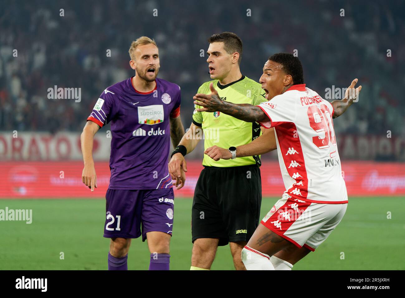 San Nicola stadium, Bari, Italy, June 02, 2023, Michael Folorunsho (SSC ...