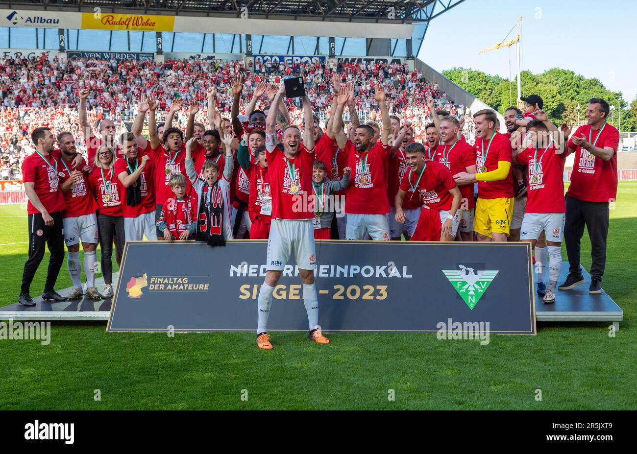 sports, football, Lower Rhine Cup, 2022/2023, final, Rot Weiss Essen vs ...