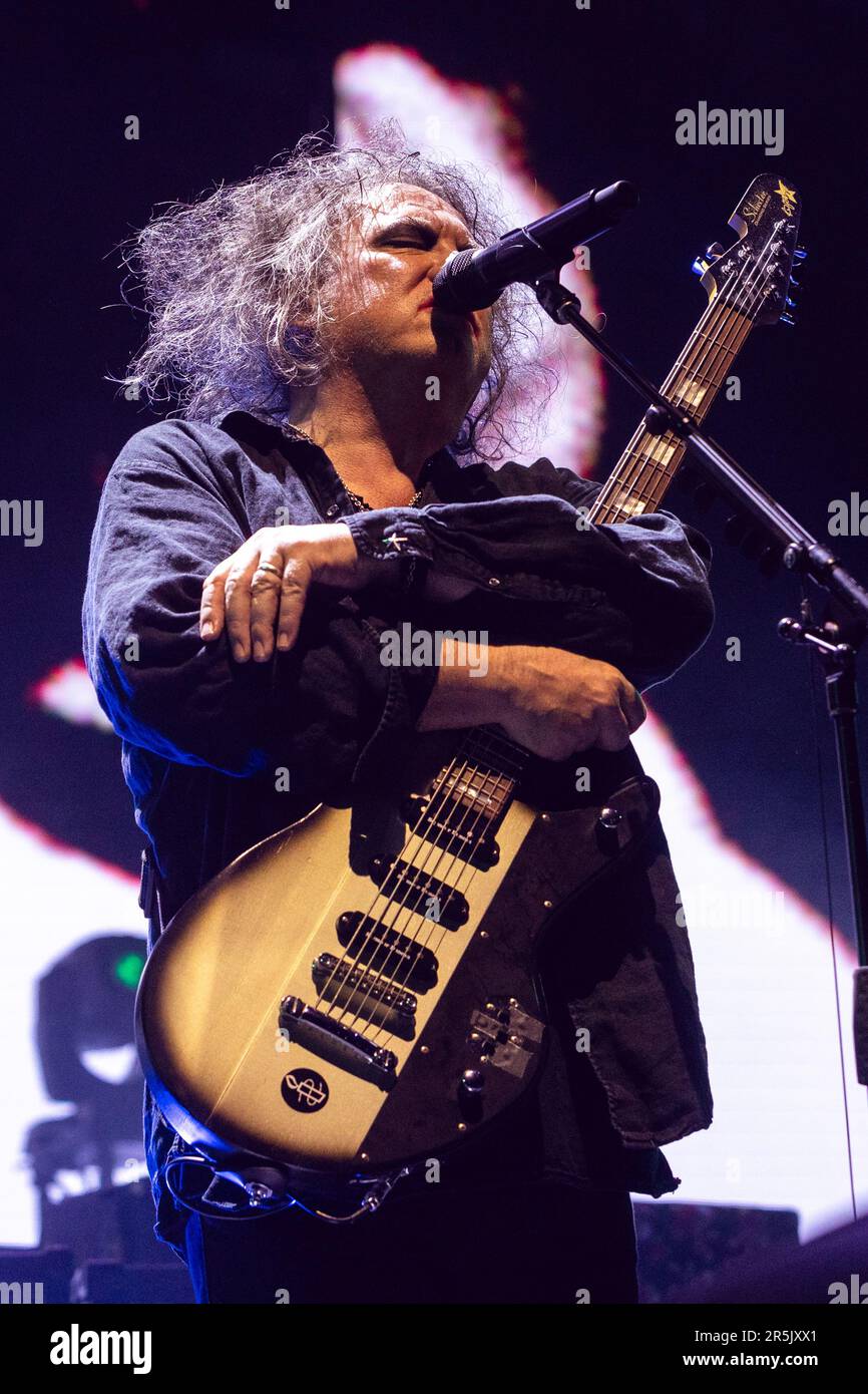 The Cure live in concert at Mediolanum Forum in Milano Stock Photo - Alamy