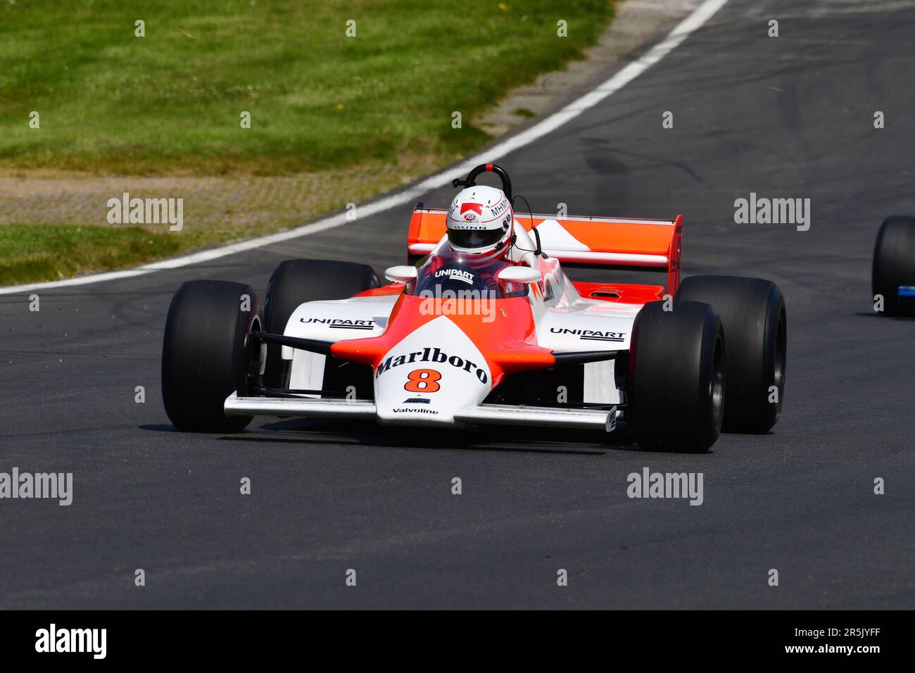 Mark Higson, McLaren MP4/1B, Masters Racing Legends, two races of ...