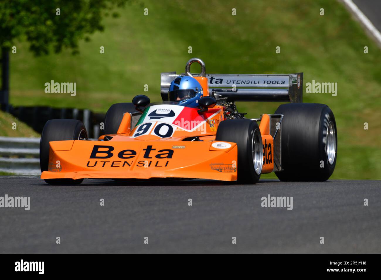 Paul Grant, March 761, Masters Racing Legends, two races of twenty ...