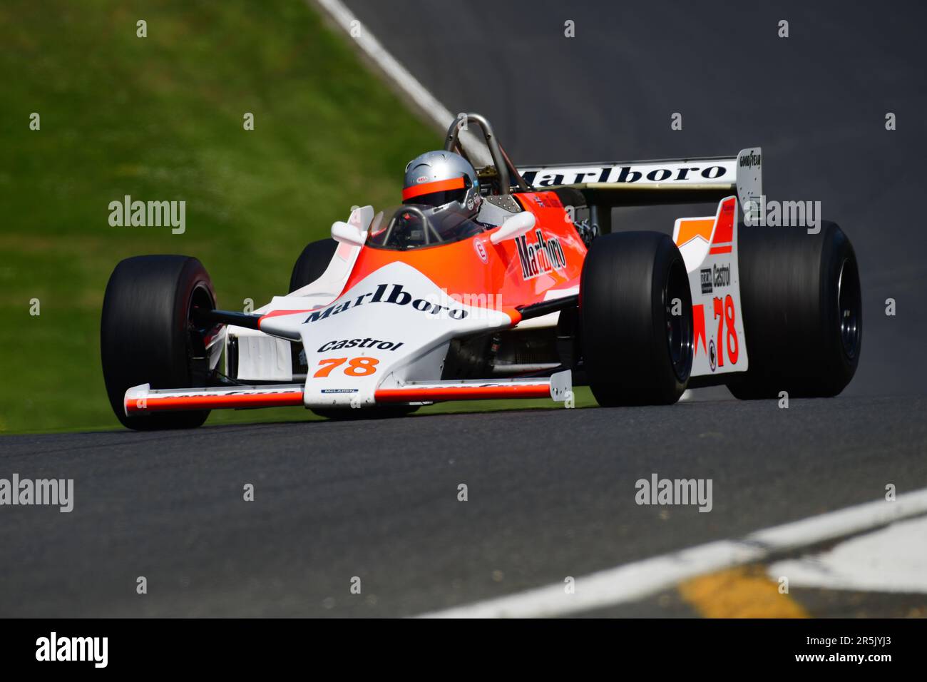 Warren Briggs, McLaren M29, Masters Racing Legends, two races of twenty ...