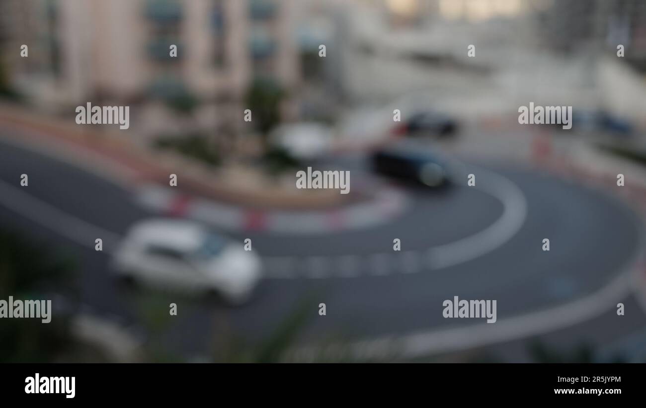 MONACO MONTE-CARLO - CIRCA MARCH, 2023: famous hairpin turn near ...