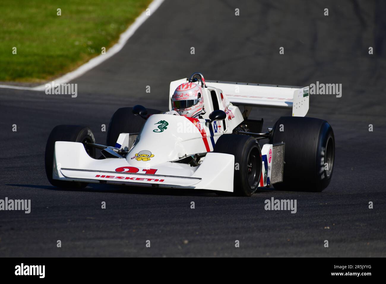 Max Werner, Hesketh 308C, Masters Racing Legends, two races of twenty ...