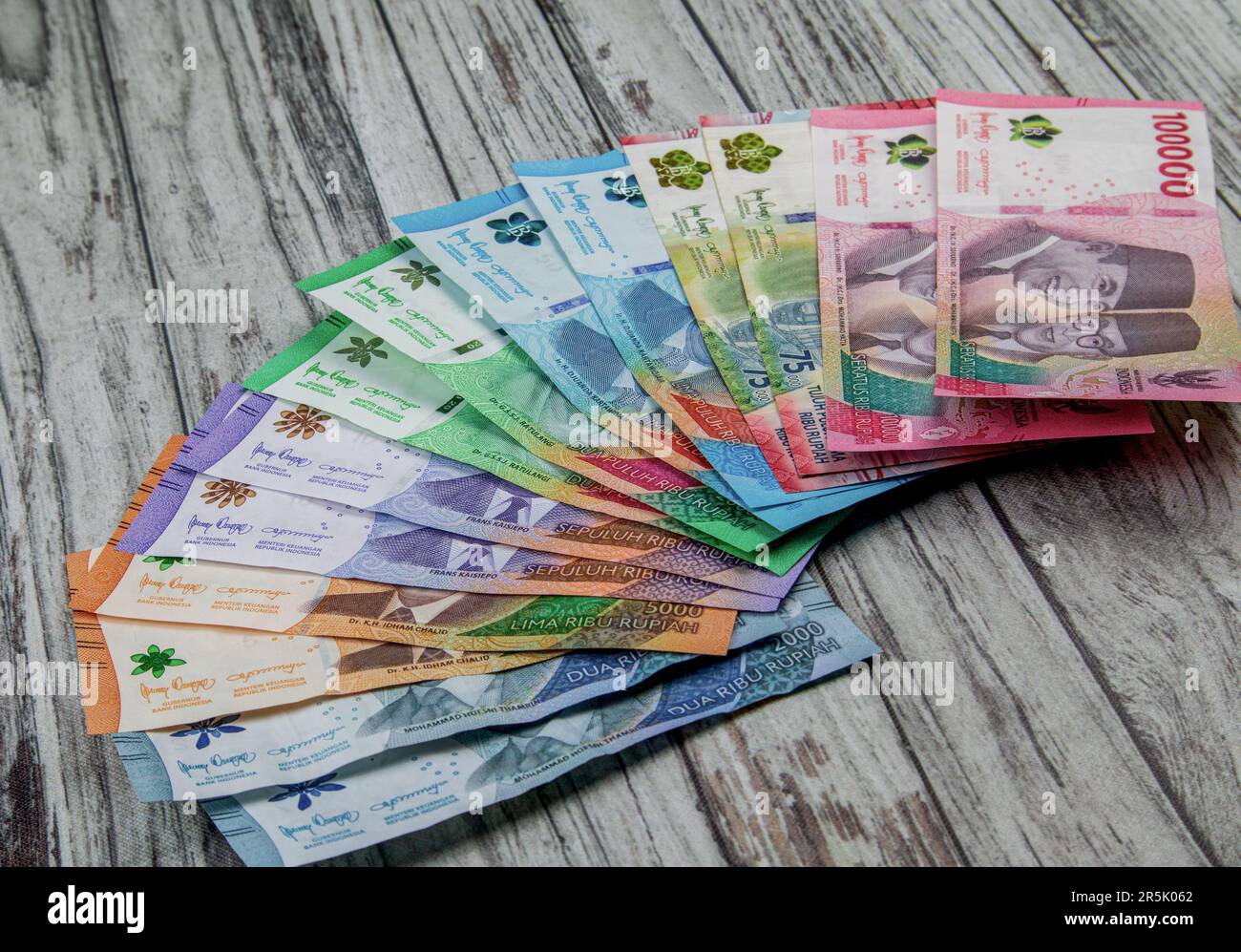 new series of rupiah banknotes. rupiah currency from Indonesia as a ...