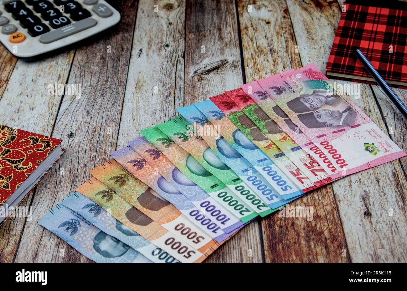 new series of rupiah banknotes. rupiah currency from Indonesia as a ...