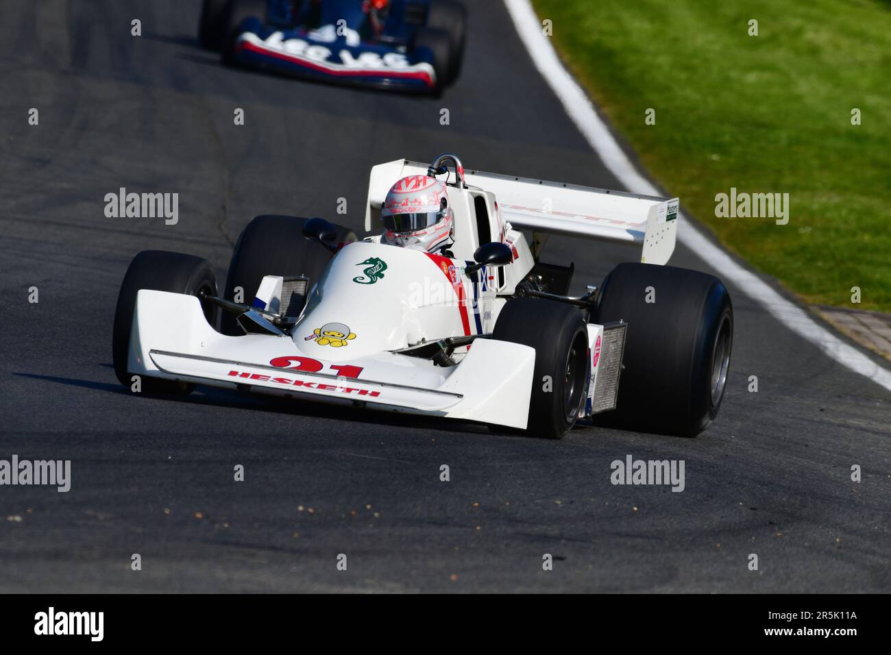 Max Werner, Hesketh 308C, Masters Racing Legends, two races of twenty ...