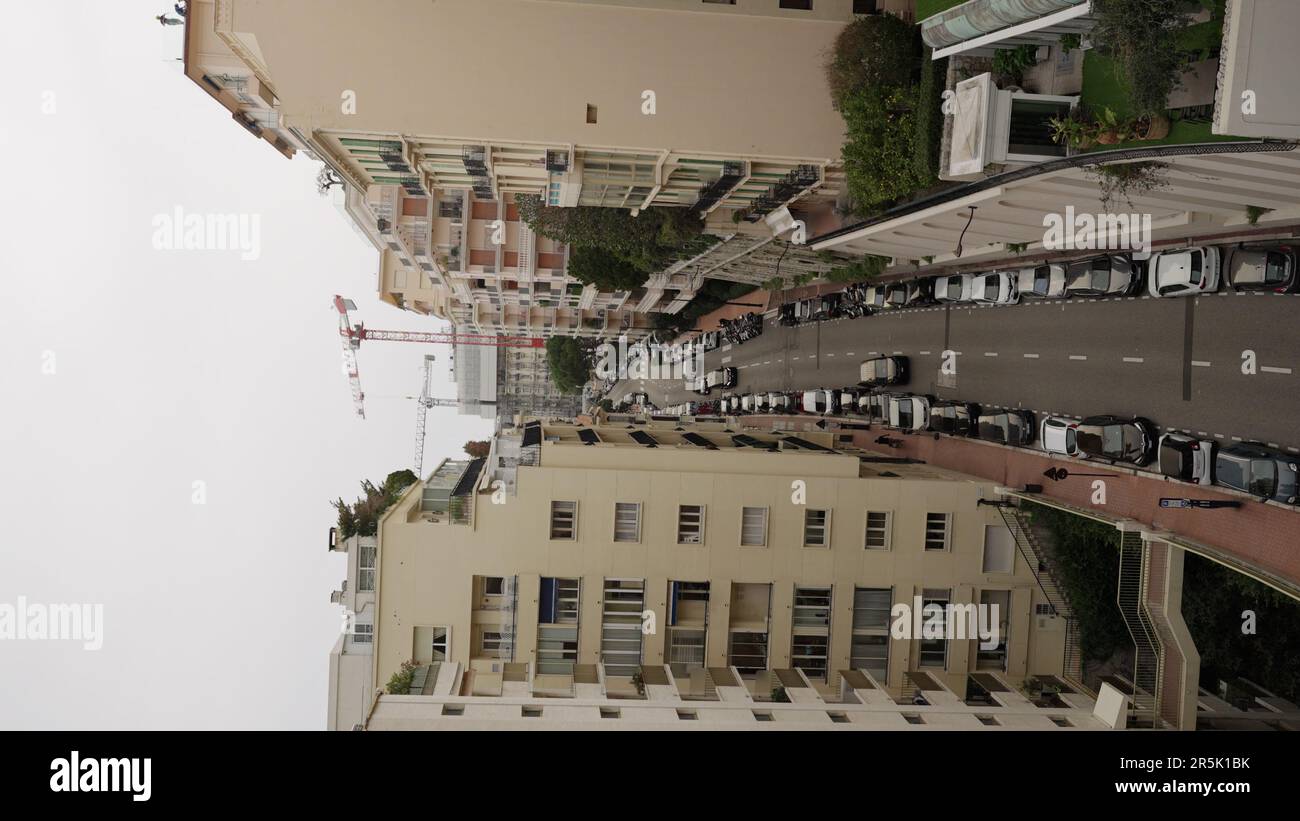 MONACO MONTE-CARLO - CIRCA MARCH, 2023: View of Monaco street in spring ...