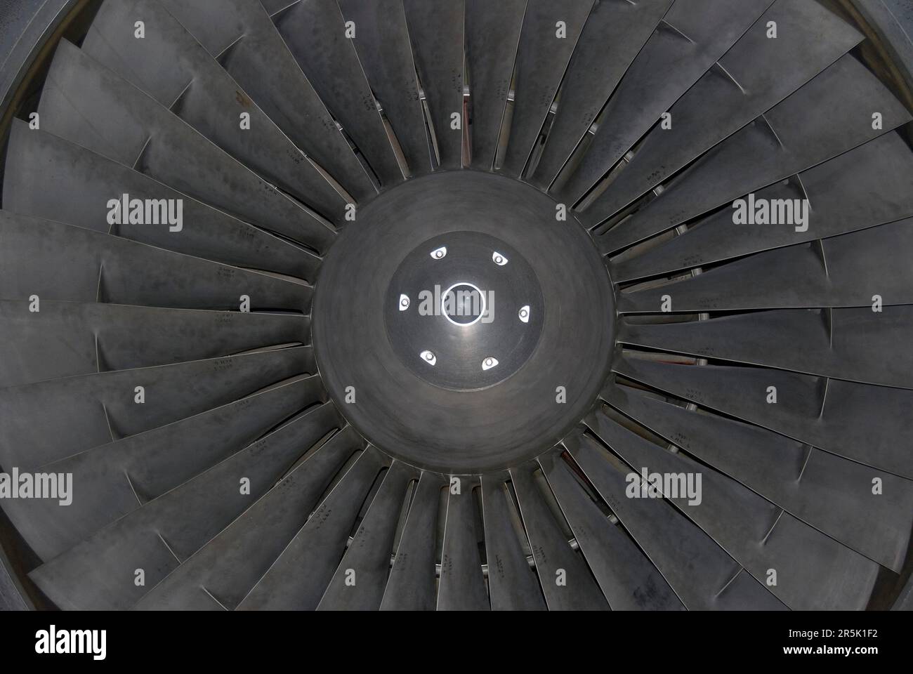 close up of a jet engine turbine Stock Photo - Alamy