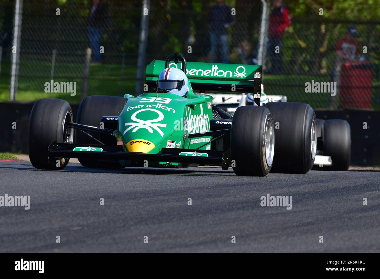 Jamie Constable, Tyrrell 011B, Masters Racing Legends, two races of ...