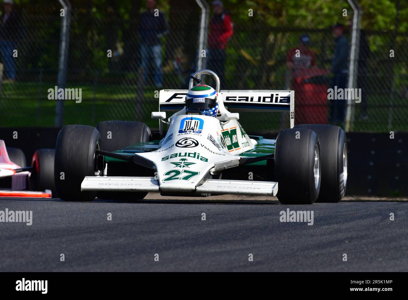 Mark Hazell, Williams FW07B, Masters Racing Legends, two races of ...