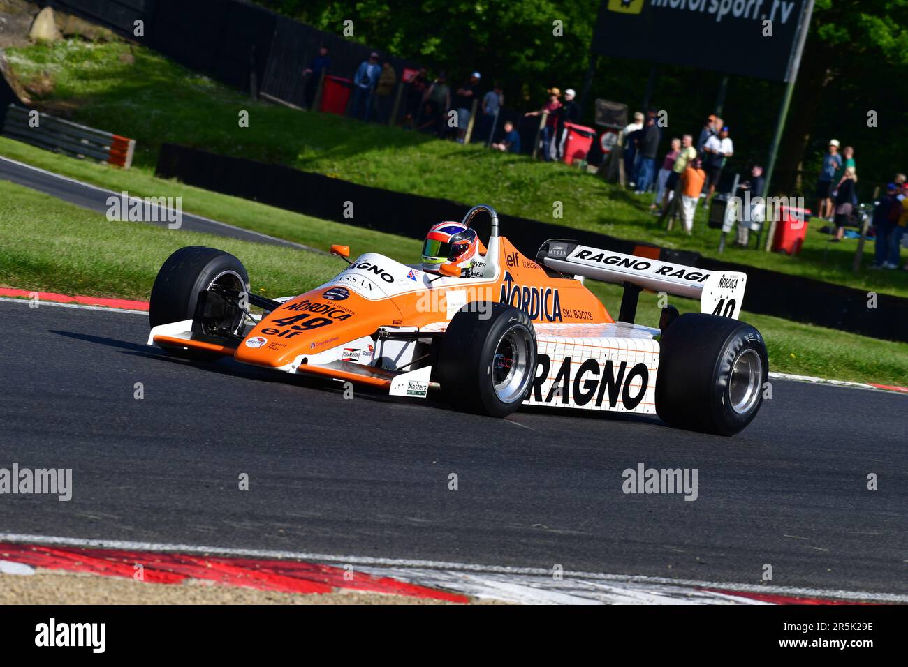 Neil Glover, Arrows A5, Masters Racing Legends, two races of twenty ...