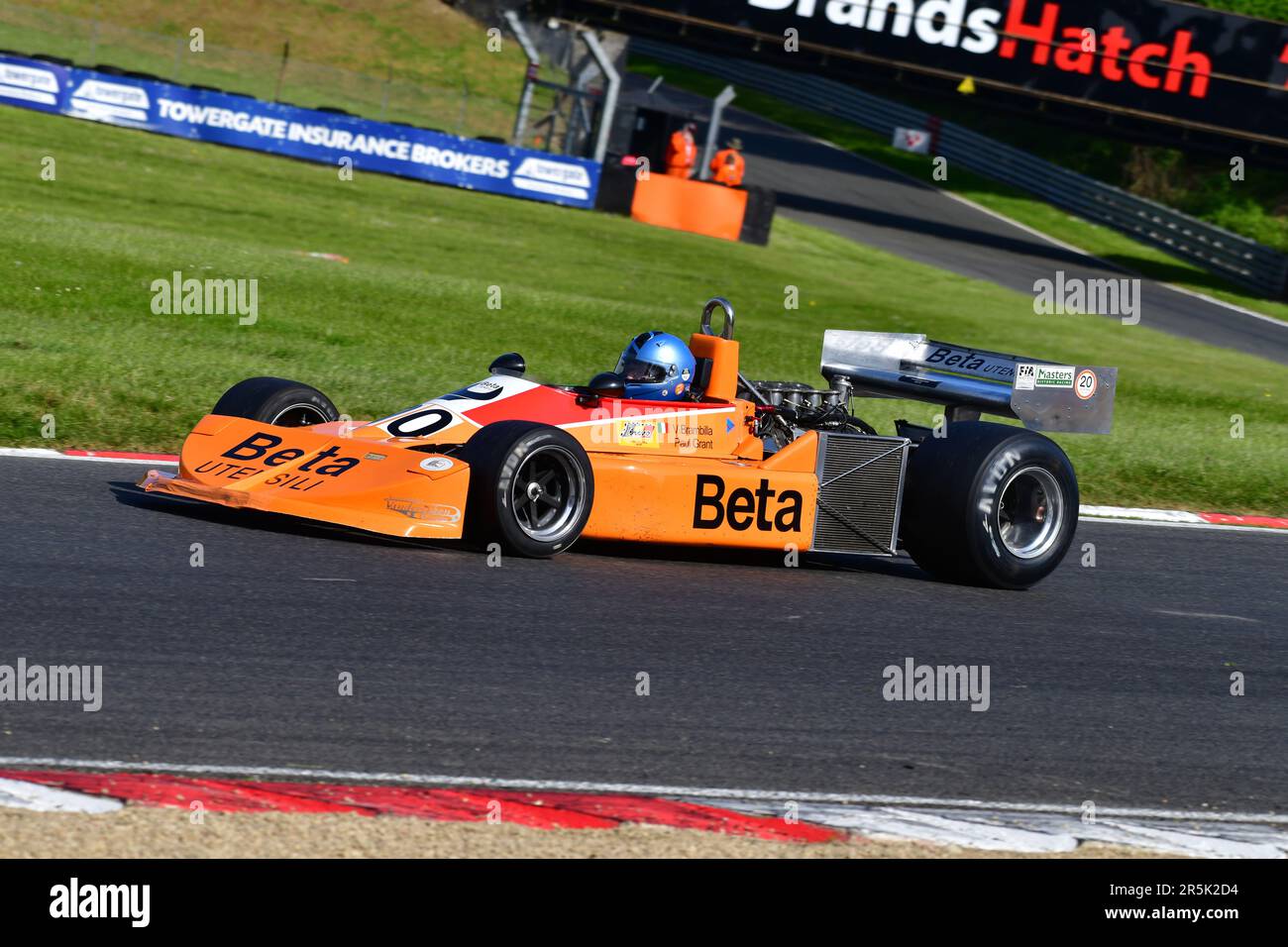 Paul Grant, March 761, Masters Racing Legends, two races of twenty ...