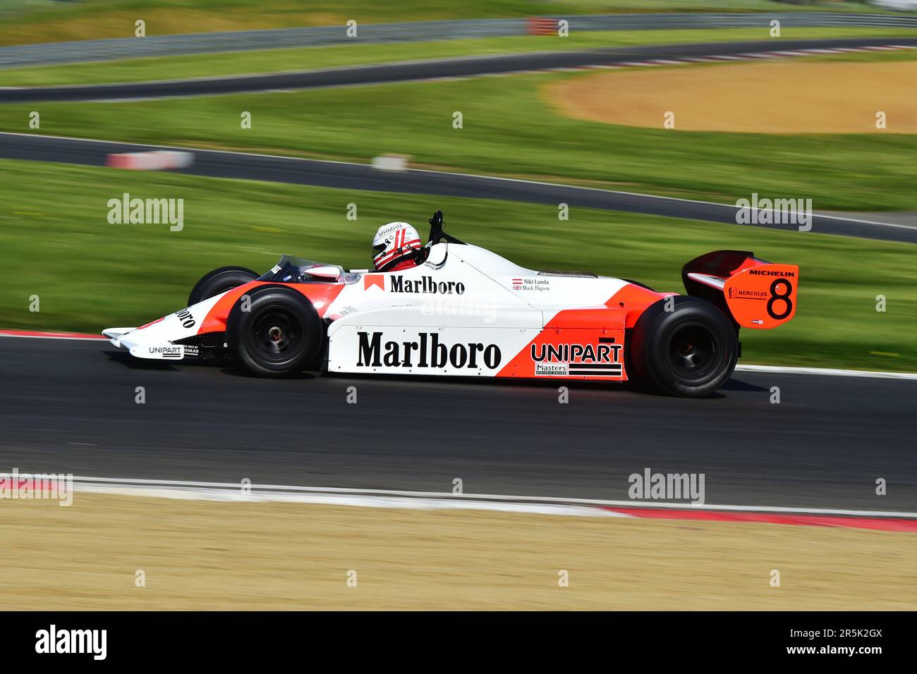 Mark Higson, McLaren MP4/1B, Masters Racing Legends, two races of ...