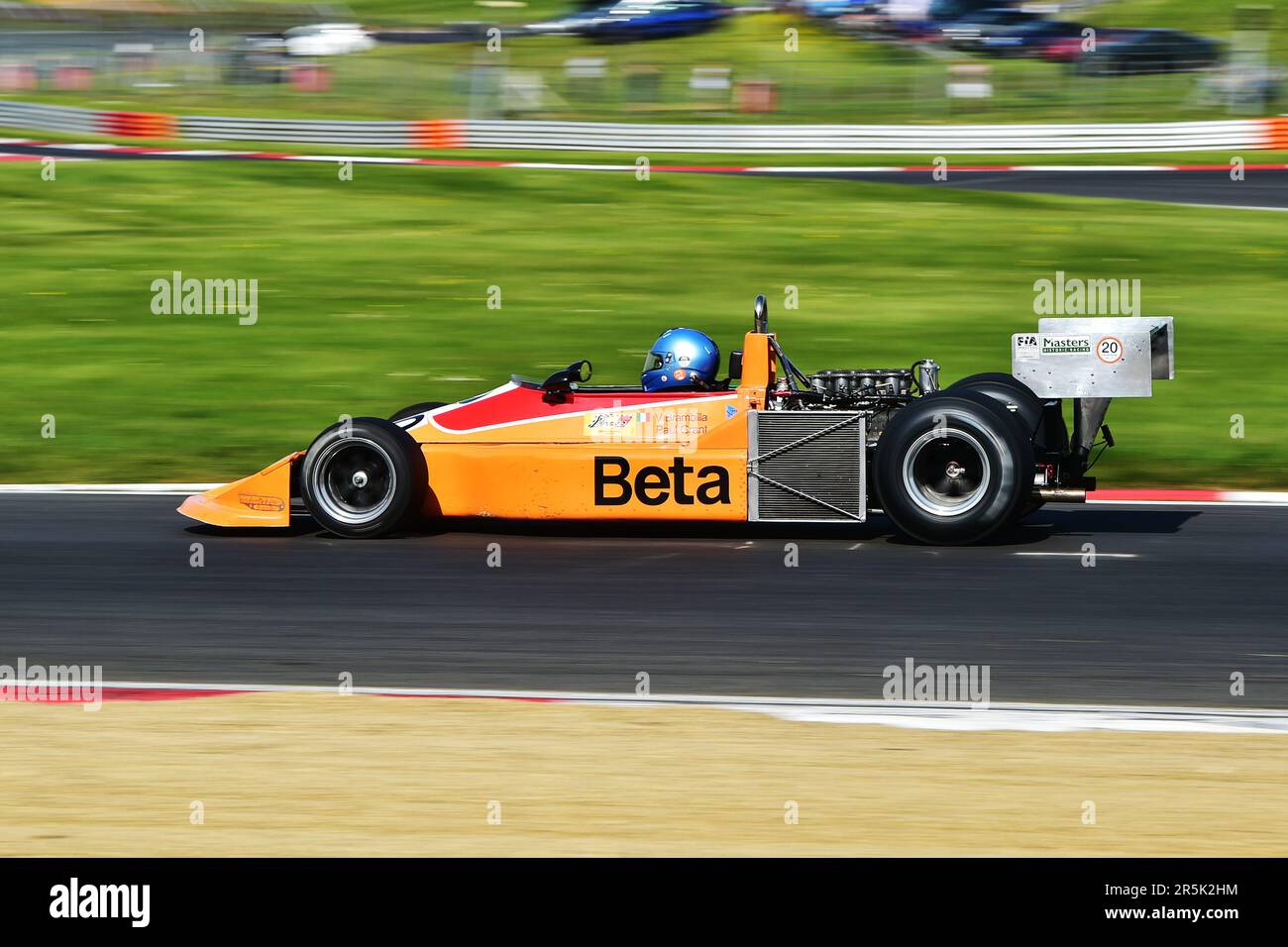 Paul Grant, March 761, Masters Racing Legends, two races of twenty ...