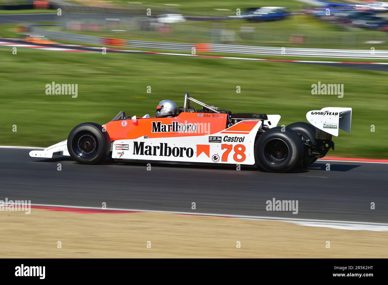 Warren Briggs, McLaren M29, Masters Racing Legends, two races of twenty ...
