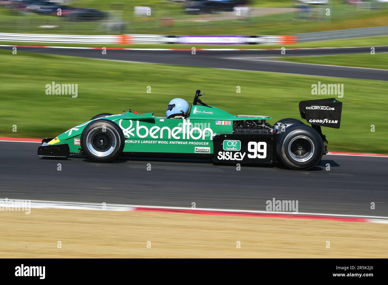 Jamie Constable, Tyrrell 011B, Masters Racing Legends, two races of ...