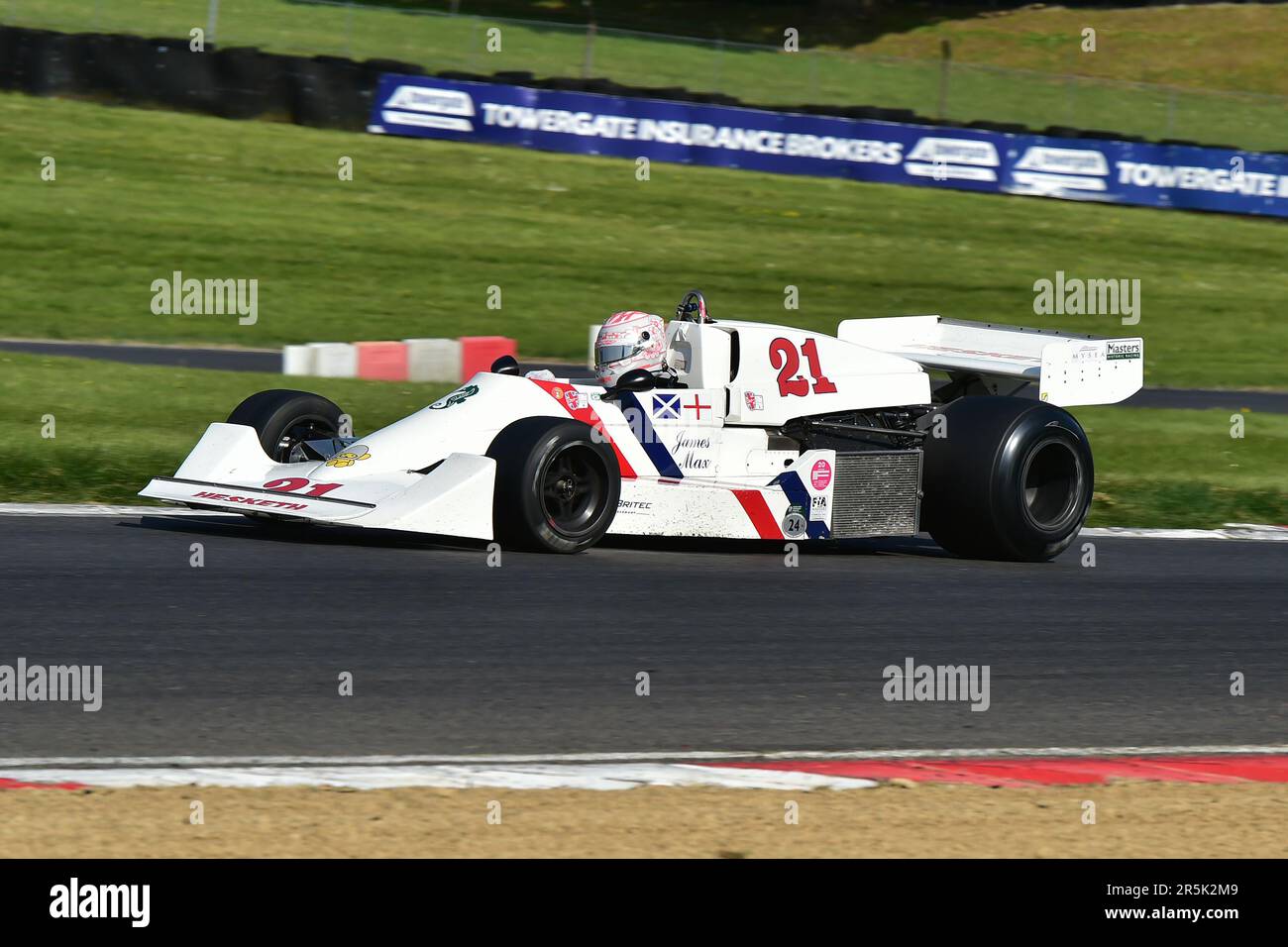Max Werner, Hesketh 308C, Masters Racing Legends, two races of twenty ...