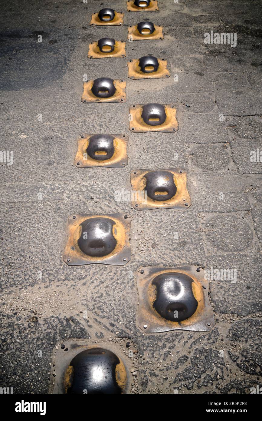 Speed Prevention Topes or Studs in the road Playa Del Carmen Yucatan ...