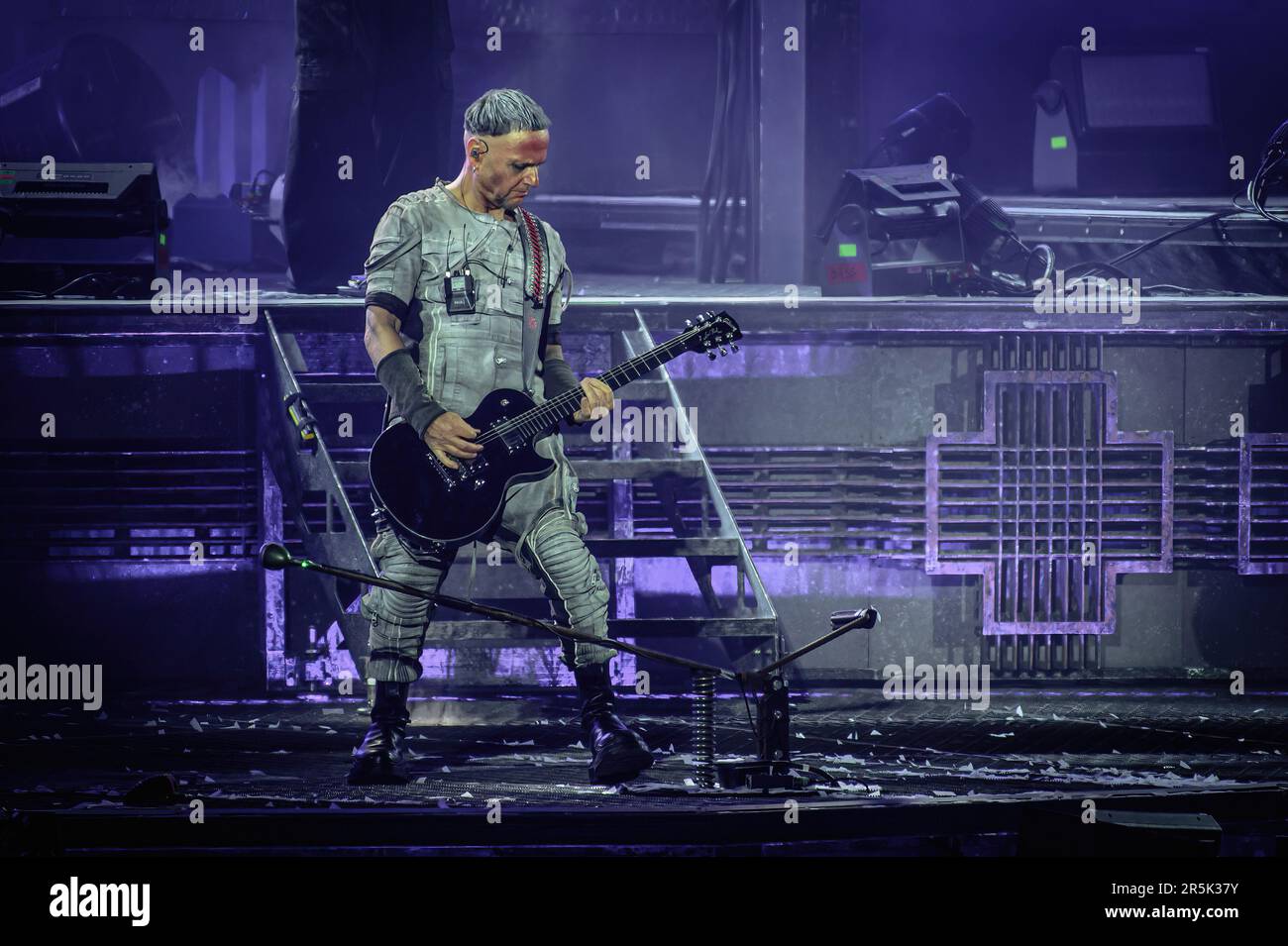 Odense, Denmark. 02nd, June 2023. The German industrial metal band ...