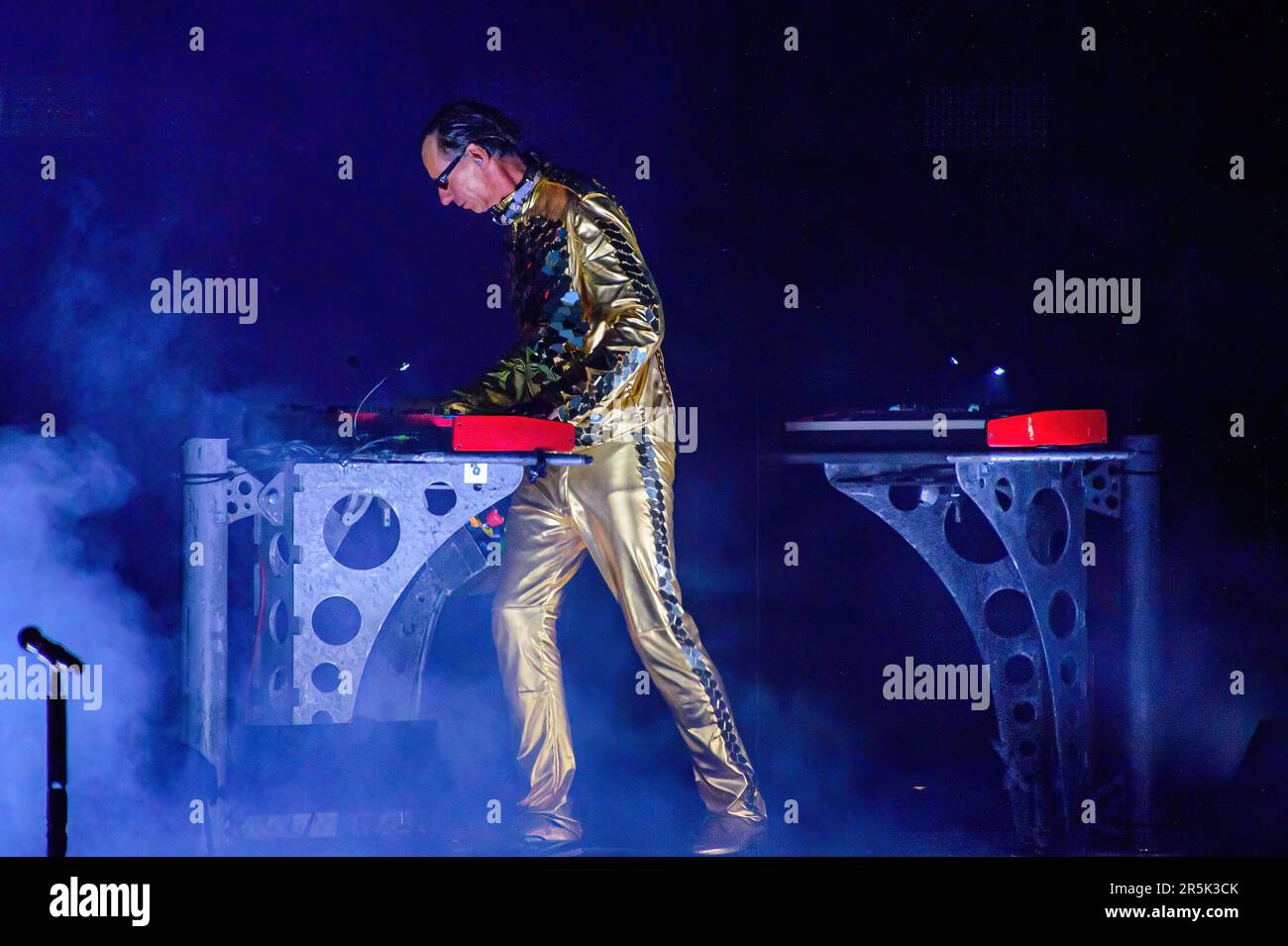 Odense, Denmark. 02nd, June 2023. The German industrial metal band ...