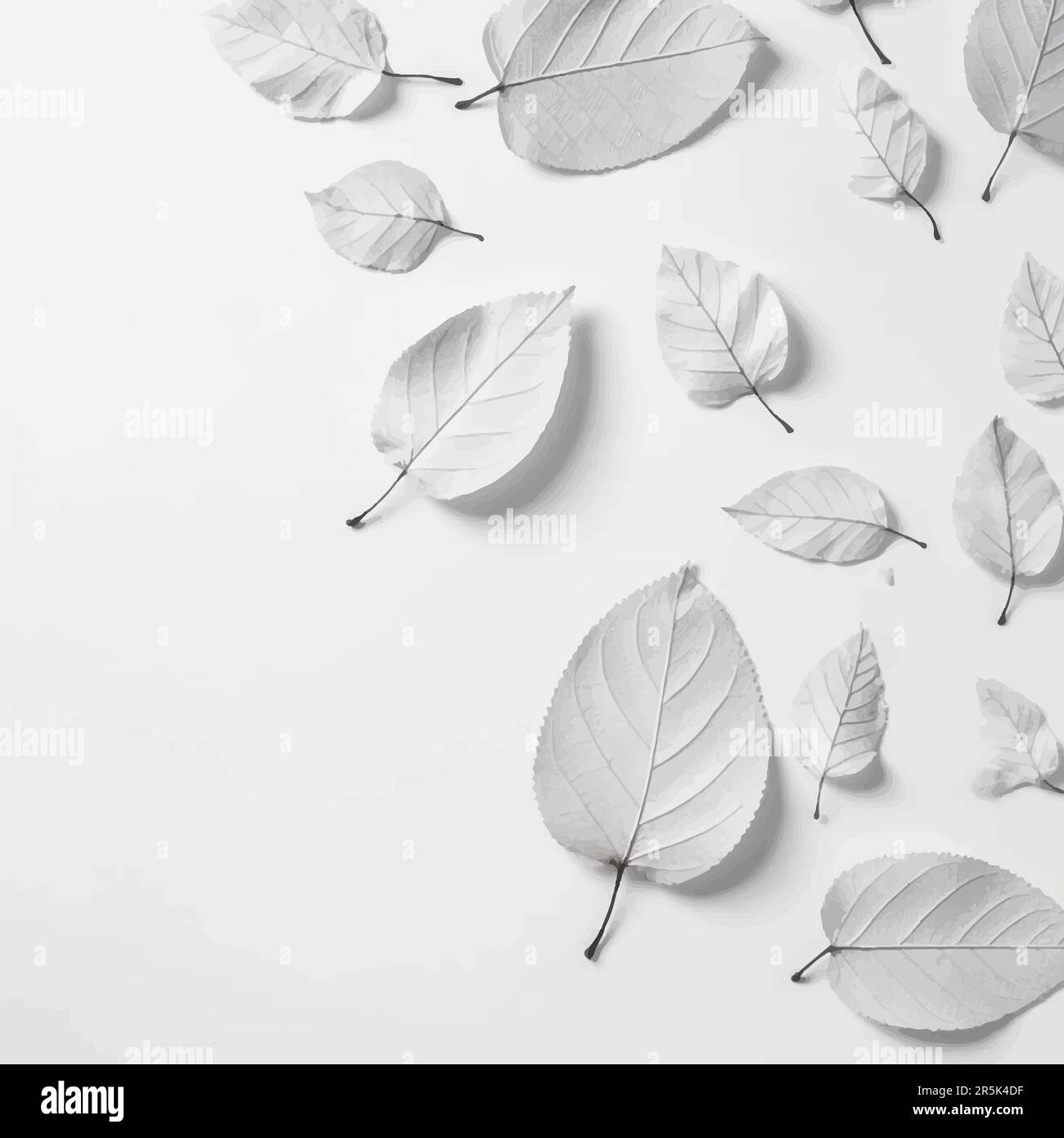 LIght background with leaves. Abstract floral background with leaves ...